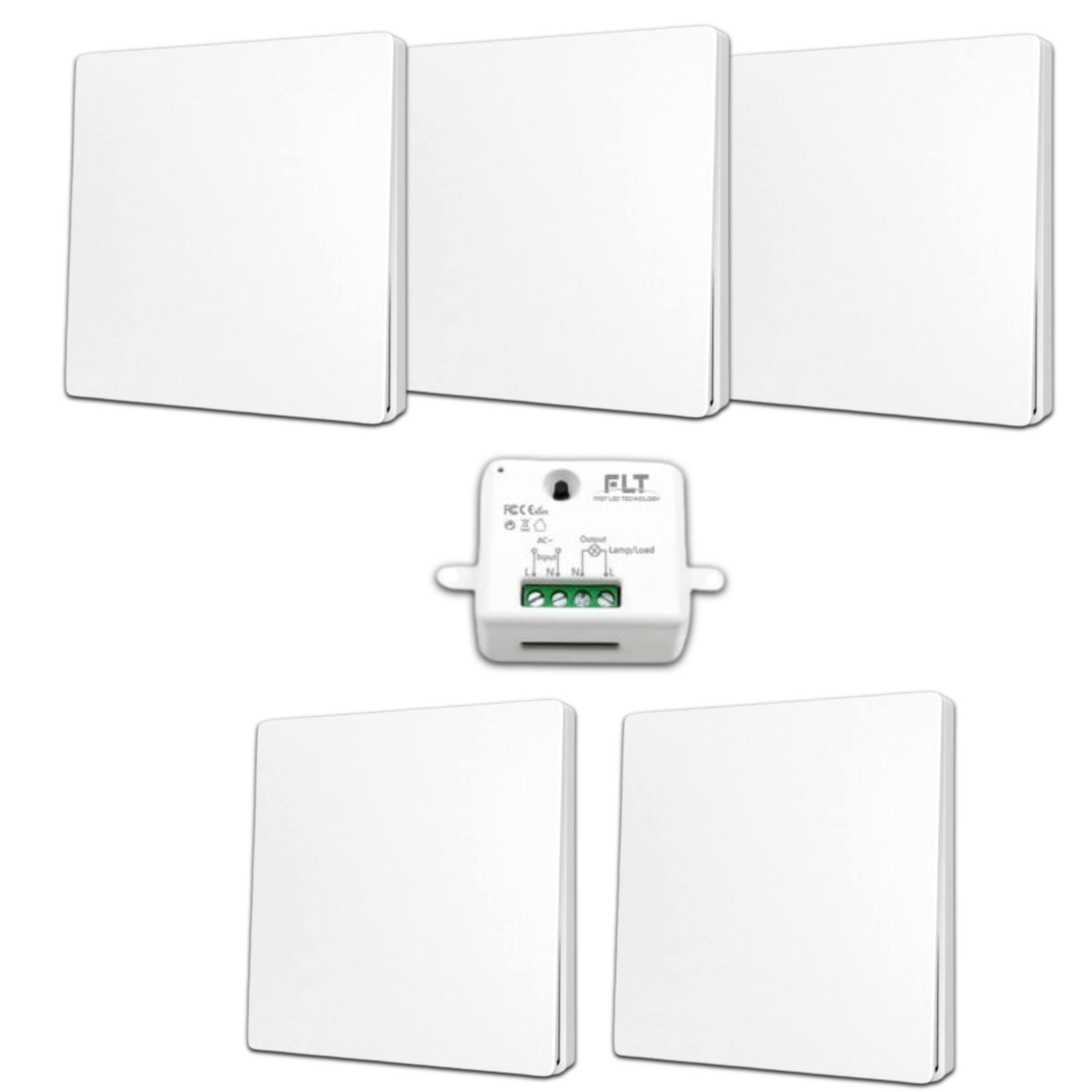 Kit interrupteur sans fil et sans pile - OXYGEN 51 - Fast Led Technology