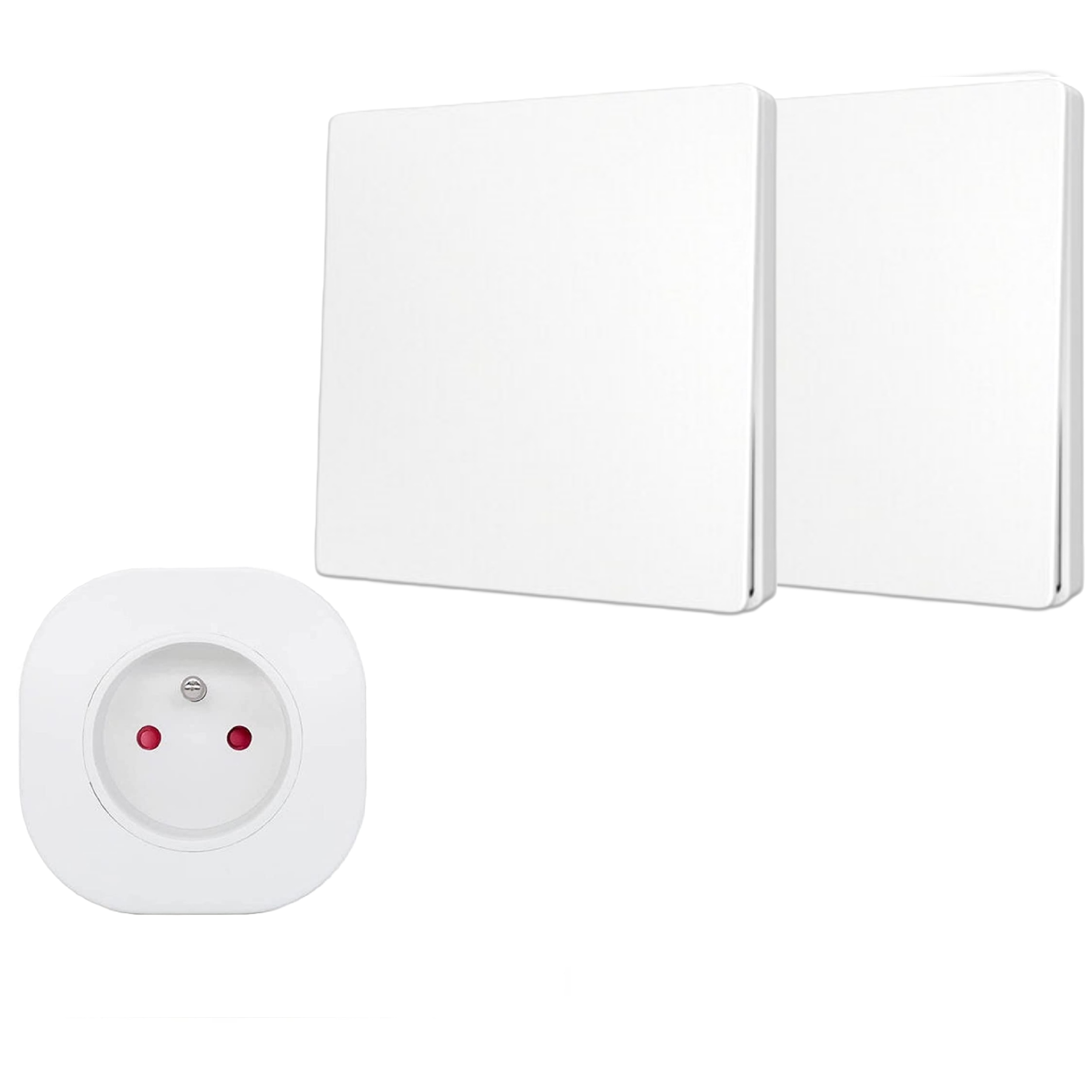 Kit prise commandée avec Interrupteur sans fil et sans pile - PURE21 - FLT